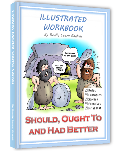 English Modal Verbs: Step-by-Step, Illustrated Workbooks – Really Learn ...